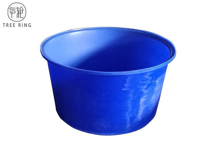 1000l Access Plastic Open Top Cylindrical Tank , Poly Round Water Tank ...