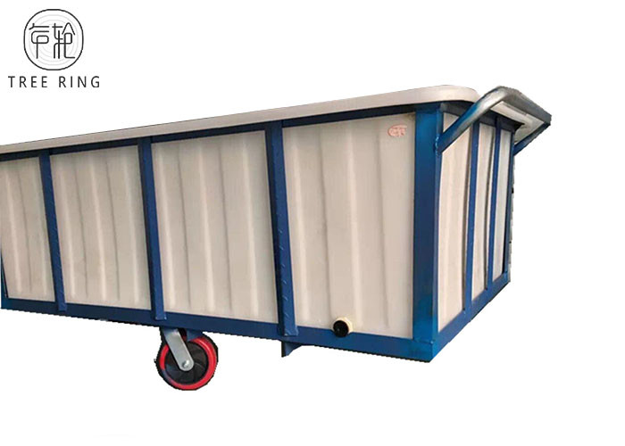 1100kg Commercial Poly Box Truck , Portable Plastic Box Truck Cart With ...