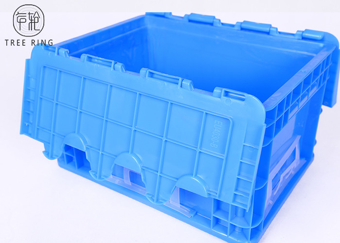 400 * 300 * 230 Euro Stacking Containers , Straight Wall Grey European ...