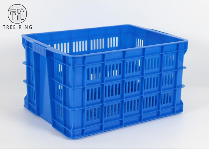 C560 55 Litre Heavy Duty Ventilated Perforated Plastic Stacking Crate ...