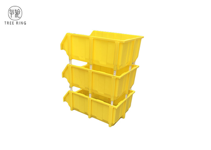 Assembly Bench Plastic Bin Boxes , Stackable Storage Boxes For ...