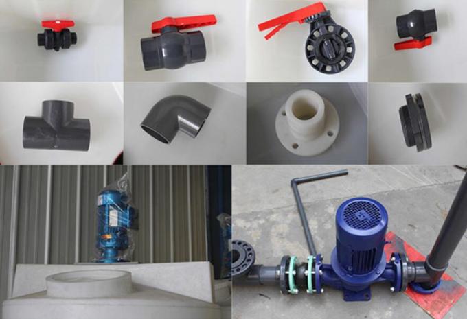 660 Gallon UV Resistant Chemical Dosing Tank Vertical Dome Top Water ...