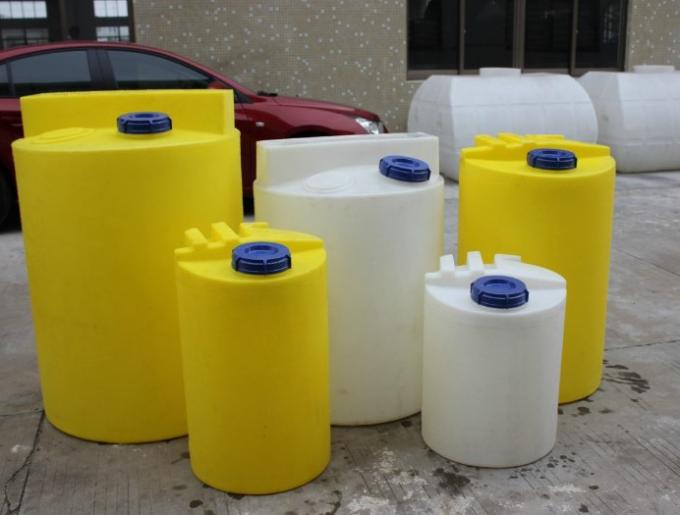 Mc 50l Round Pe Chemical Dosing Tank , Poly Chemical Tanks With ...