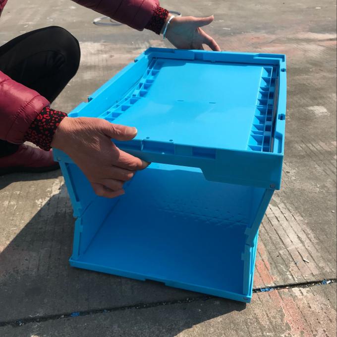 Transparent Solid Collapsible Plastic Crate For Camping Storage 600 ...