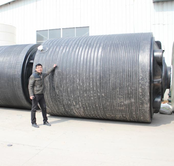 Cylindrical Custom Roto Mold Tanks White / Black Plastic Water Storage ...