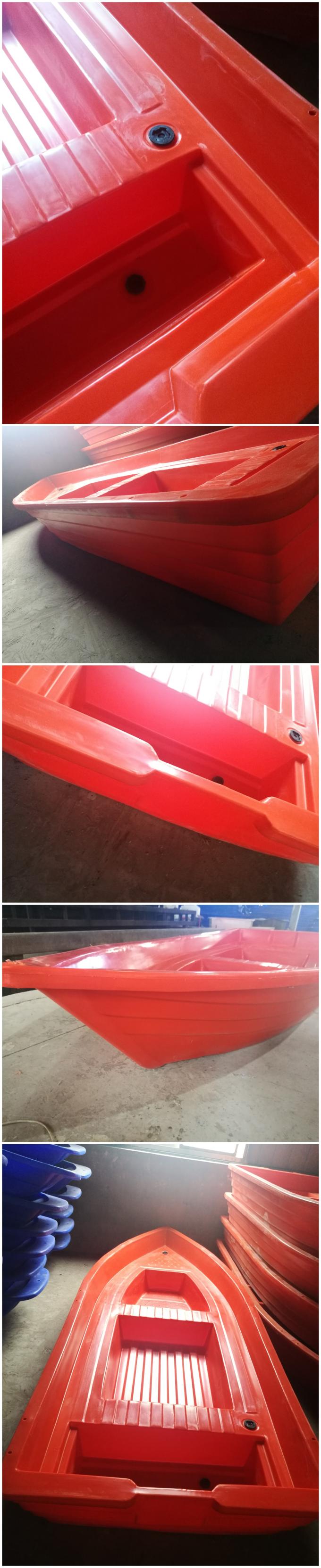 4000 * 1460 * 460 Mm Eight Persons Large Roto Molded Plastic Boats ...