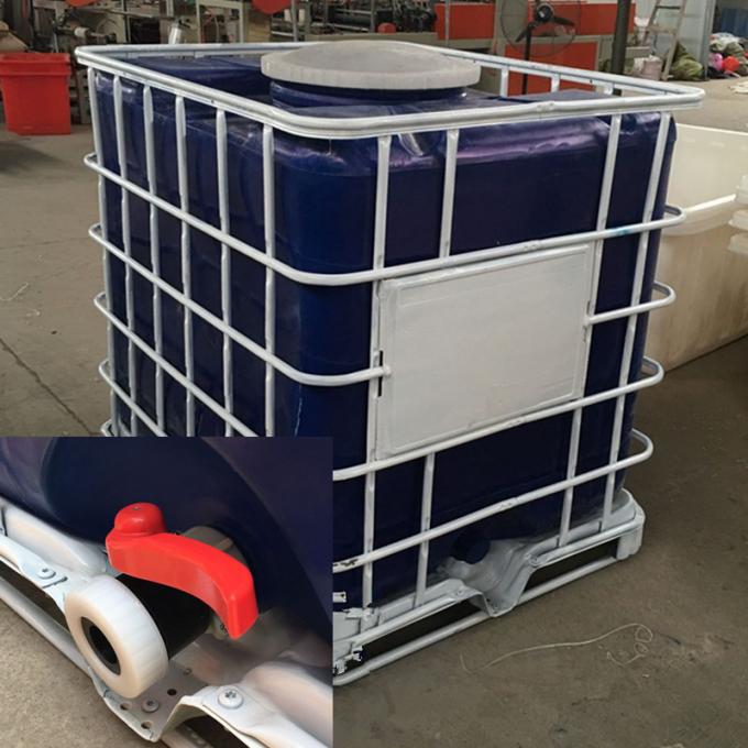 Bigger Cap 650mm Roto Mold Tanks , Chemical Ibc 1000 Ltr Water Storage Tank