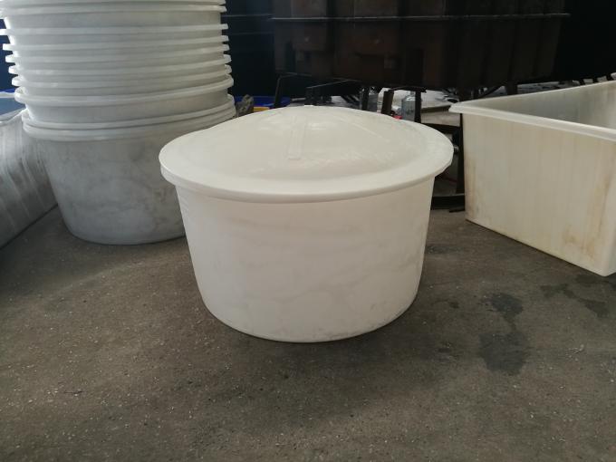 1000l Access Plastic Open Top Cylindrical Tank , Poly Round Water Tank ...