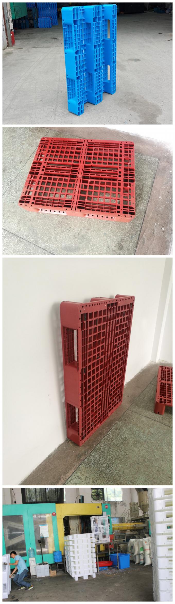 Racking Reusable Plastic Skids Pallets For Fork Trucks With 4 Way Entry ...