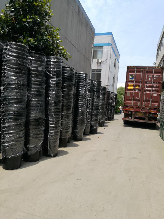 B280L Households Plastic Rubbish Bins , Storage Round Bucket With Lid ...