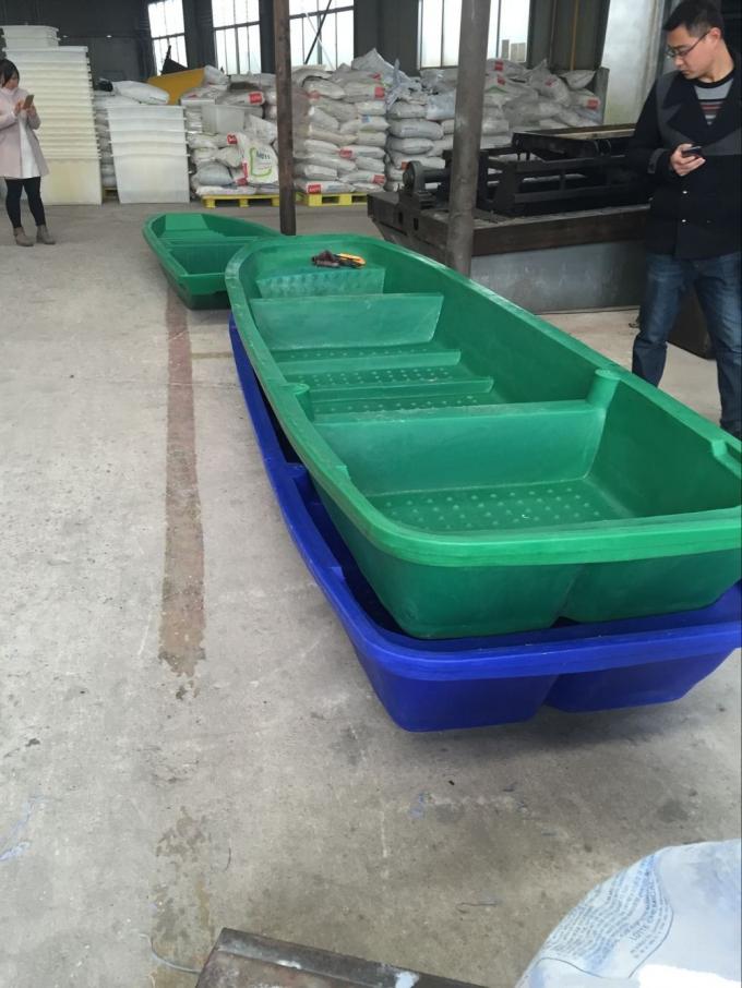 B4M Rotomolded Plastic Rowing Boat , Poly Fish River Row Boats With ...
