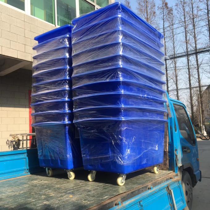 Rotomolded Poly Box Truck , Elevated Raised Growing Laundry Cart ...