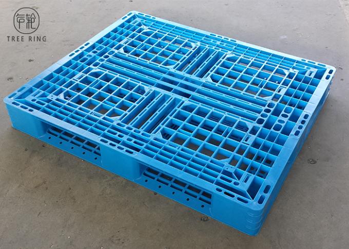 Single HDPE Plastic Pallets Hd Full Perimeter Bottom , Reinforced ...