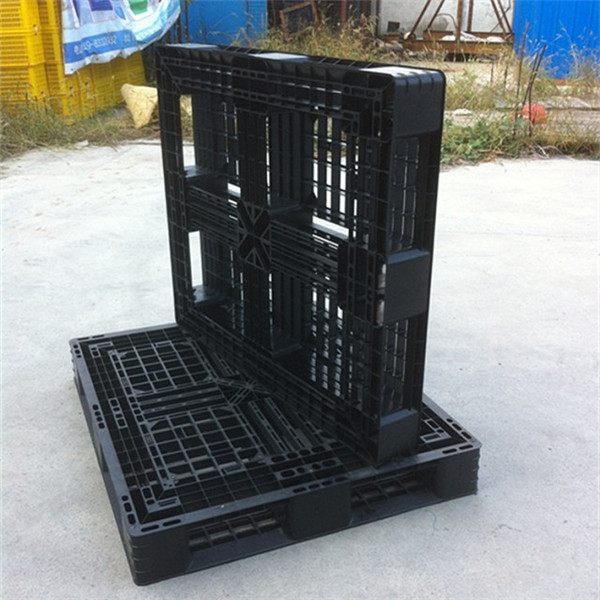 Single HDPE Plastic Pallets Hd Full Perimeter Bottom , Reinforced ...