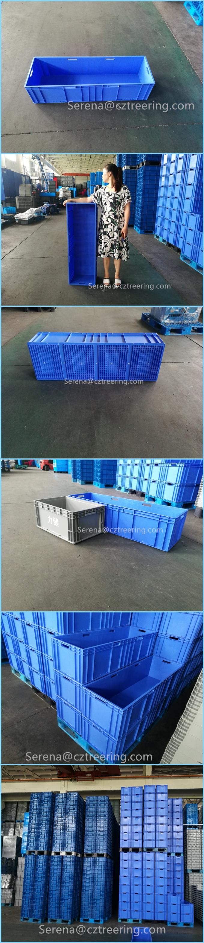 Long Large Straight Wall Euro Stacking Containers Storage Box Car Used ...