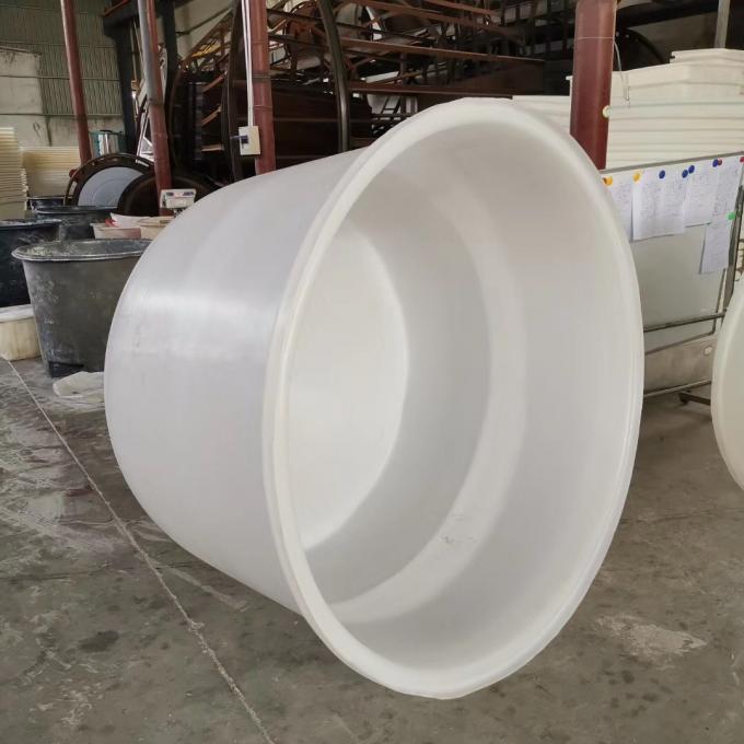 1500L Rotomold PE Plastic Cone Bottom Settlement Tank With Drain For ...