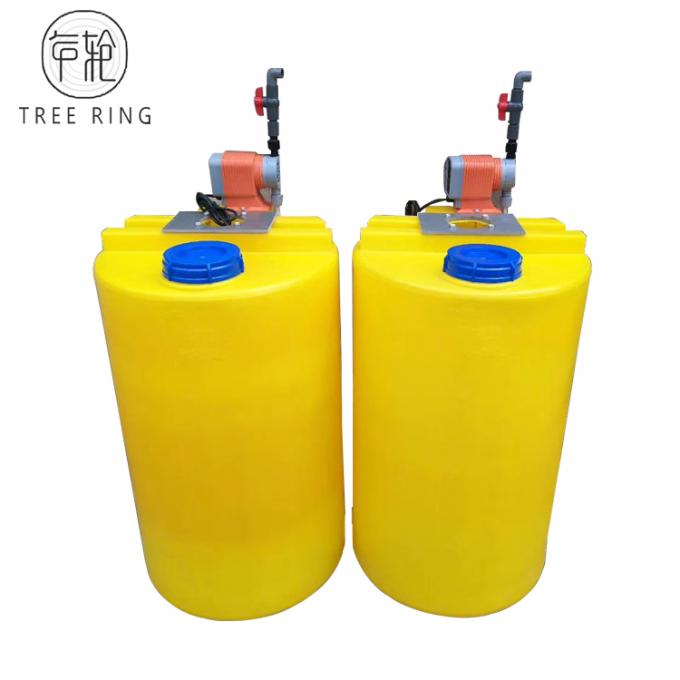 Rotomolding Round PE Chemical Mixing Tanks For Desalination Of Seawater