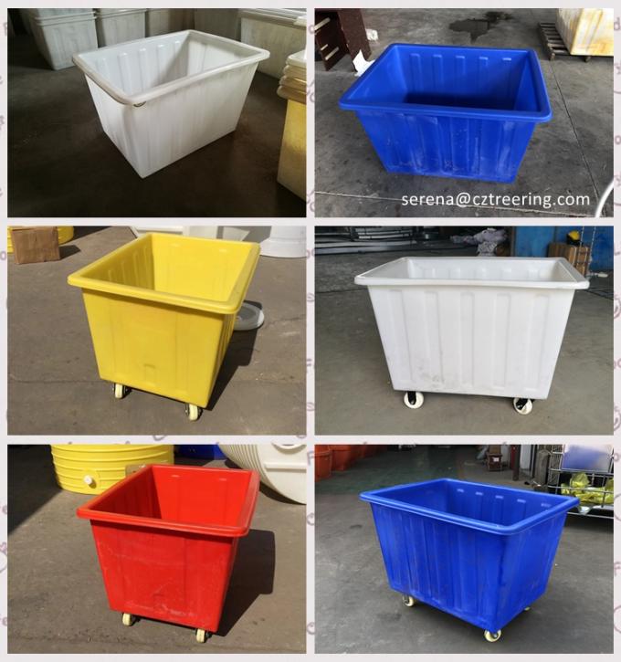 Materials Handling Linen 450L Poly Box Truck Rectangular Tapered Tub ...