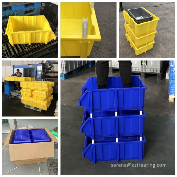 Huge Stacking Semi Open Fronted Plastic Storage Bins For Organising A ...