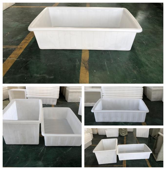 380L Rotomolding Plastic Rectangular Hydroponic Grow Tanks With Growing ...