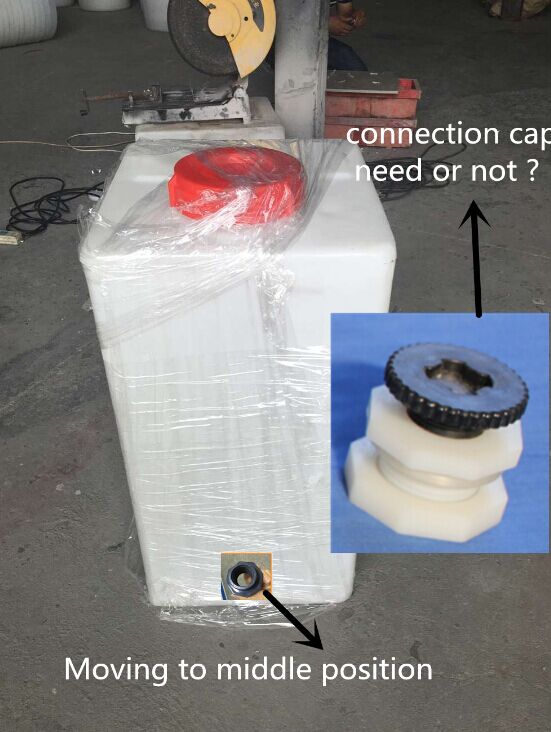 40L 60L 80L 120L Portable Plastic Water Storage Square Transfer Storage ...