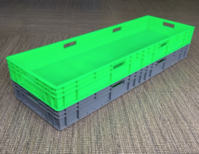 Industrial Euro Containers Food Tray With Lids 1200*400*120 Mm Grey ...