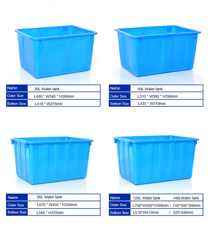 160L 200L To 400L Nestable Large Plastic Storage Boxes For Clothing ...