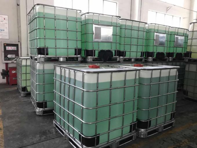 Black Plastic Tote Ibc Tank Container 275 Gallon With Steel Pallet UN ...