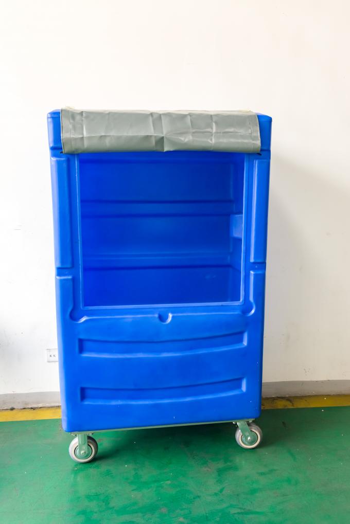 1000 Liter Laundry Linen Trolley Dolly For Material Handling