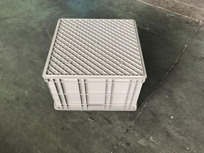 Solid Compact Cube Euro Stacking Containers 50ltr Polypropylene Material